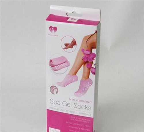 Силиконовые Гелевые SPA носочки розовые