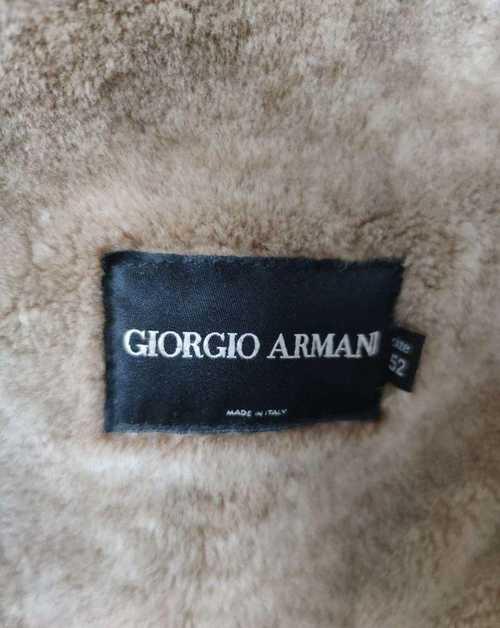 Мужская дублёнка Giorgio Armani 52 р (овчина)