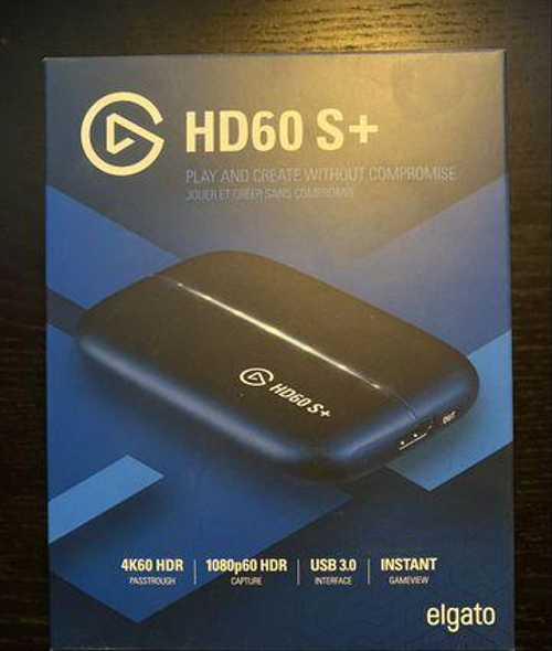 Карта видеозахвата Elgato HD60 S+