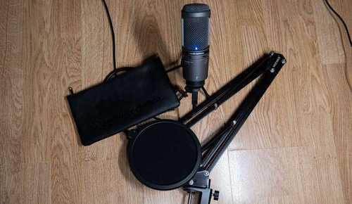 Студийный микрофон Audio-technica at2020 usb+