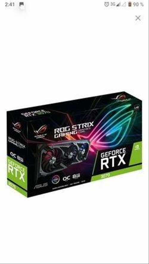 Видеокарта asus ROG Strix GeForce RTX 3070 V2 OC E