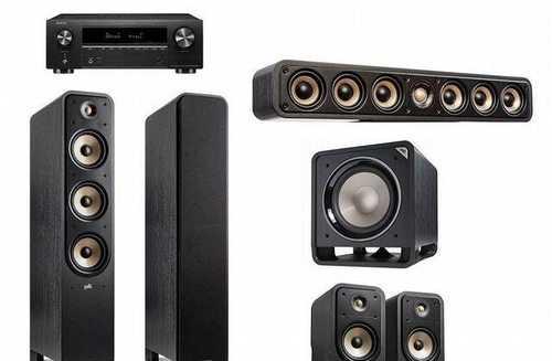 Комплект ас 5.1 Polk Elite ES60, Denon AVR-X1700H