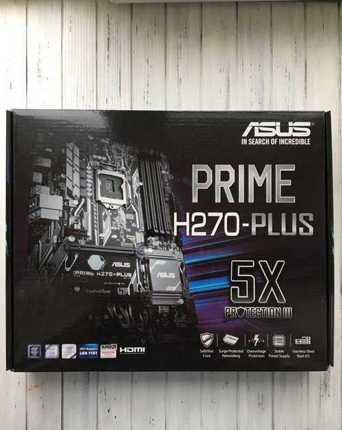 Материнская плата Asus Prime H270-Plus LGA 1151