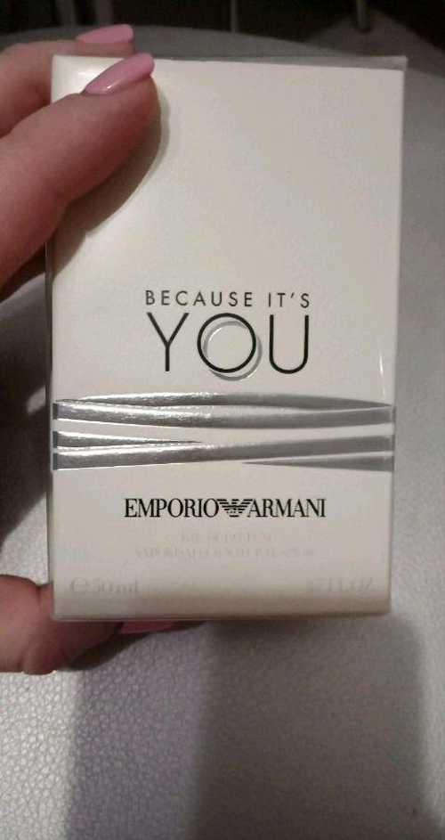 Продаю духи. Emporio Armani Because it's you