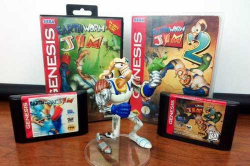 Sega Genesis - Earthworm Jim - Червяк Джим