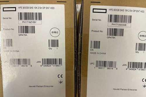 Жёсткий диск HPE 900Gb SAS 10k QR478A