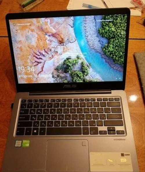 Ноутбук asus VivoBook S14 S410U серый