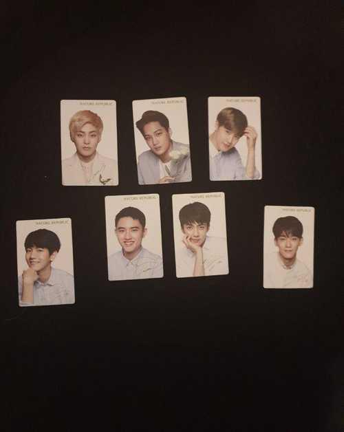 Карточки EXO & nature republic