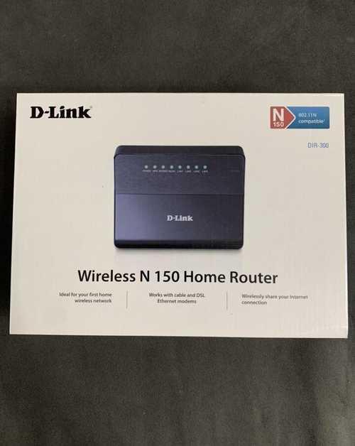 WiFi-роутер D-Link wireless N150 новый