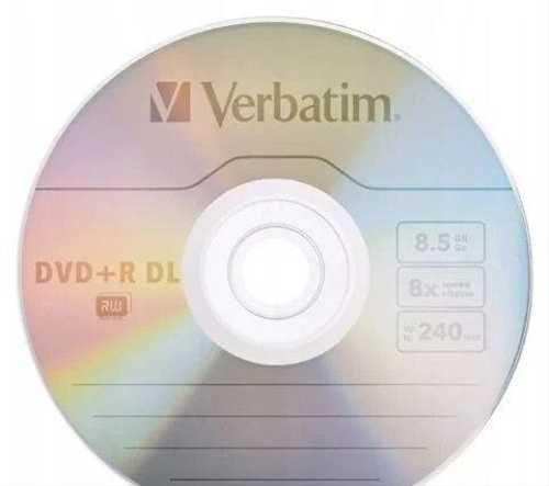 Диск Verbatim DVD+R DL 8.5GB, 8x, MID MKM-003-00
