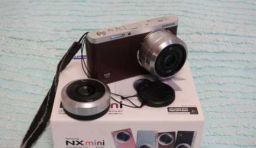 Samsung NX mini 9mm + 17 mm f/1.8