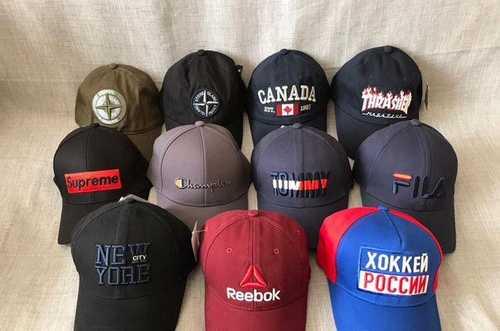 Кепки Stone Island, Champion, Supreme, Canada, Thr