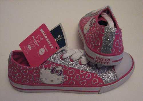 Кеды детские Hello Kitty, розовые, р.35