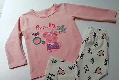Теплая детская пижама со Свинкой Пеппой