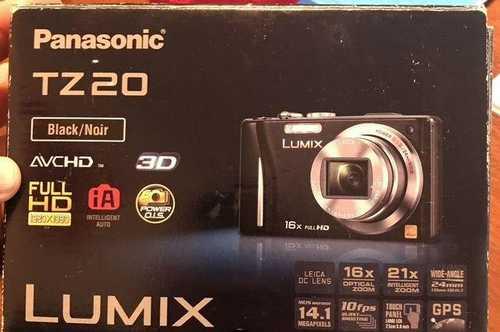 Фотоаппарат Panasonic lumix dmc tz20 черный
