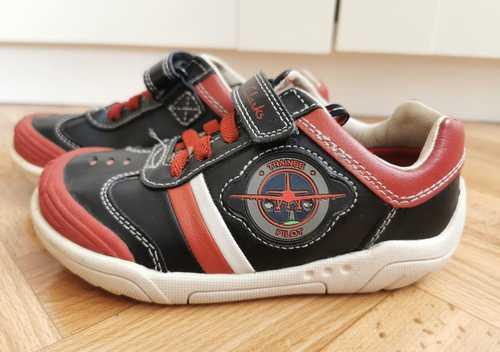 Кроссовки ботинки Clarks кожа с подсветкой