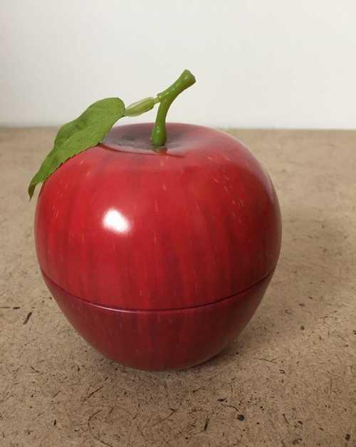 Жестяная баночка в форме наливного яблочка