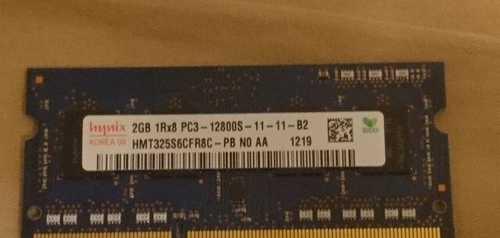 Память Hynix DDR3 2GB для ноутбука