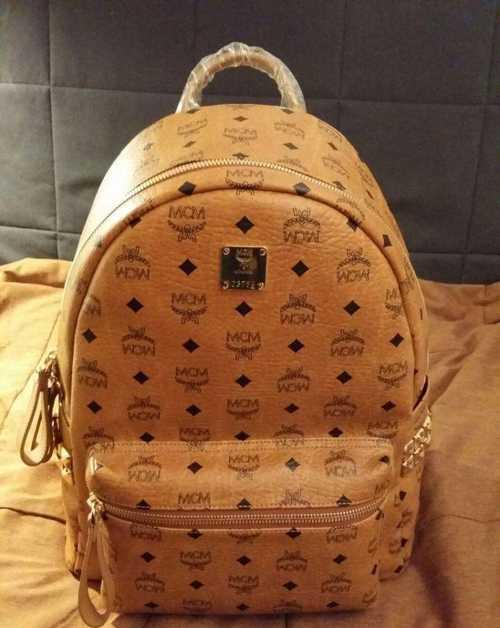 Рюкзак MCM Stark - Visetos Studded Backpack EXO
