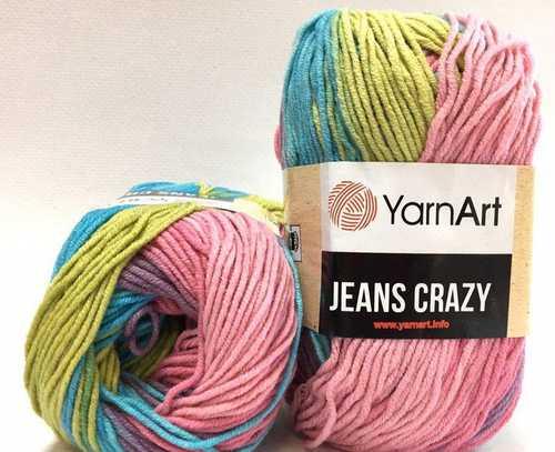 Пряжа нитки для вязания Jeans Crazy YarnArt