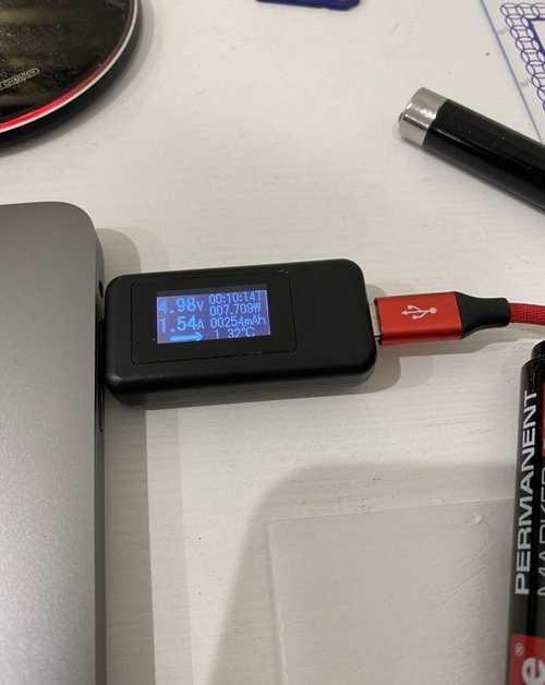 USB Type C тестер: измеритель напряжения, тока