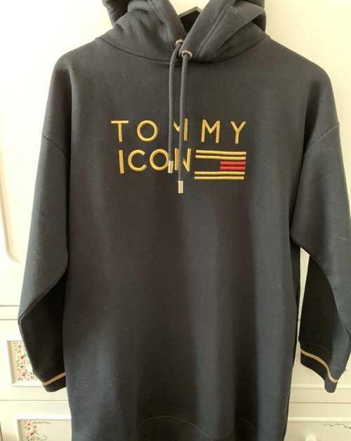 Платье-худи «Tommy Icons” с вышивкой