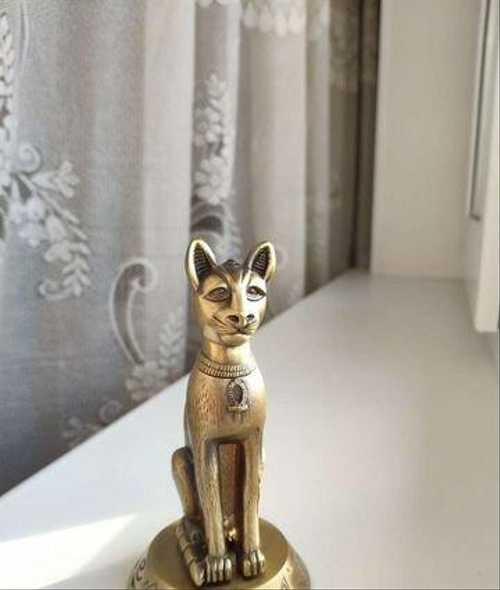Статуэтка египетская кошка Бастет, металл