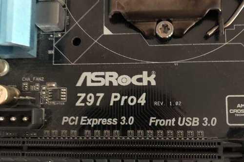 ASRock Z97 Pro4 + i7 4770k