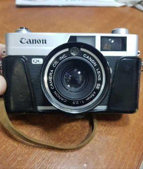 Плёночный фотоаппарат Canonet QL25