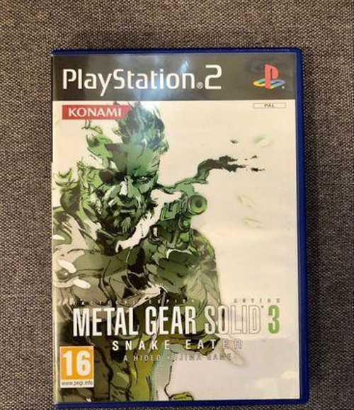 Metal Gear Solid 3 Snake Eater sles 82013 PS 2