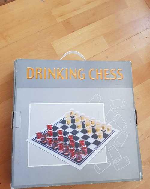 Шахматы рюмки drinking chess - пьяные шахматы