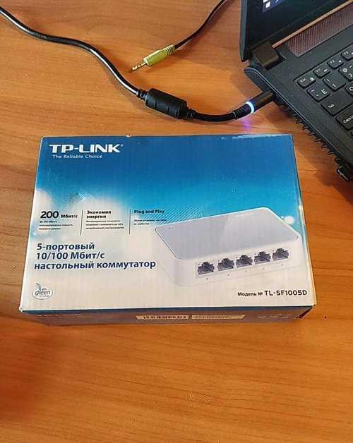 5 портовый настольный коммутатор TP-link SF1005D