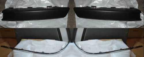 Молдинг бампера на Volkswagen Passat B6 (05-10)