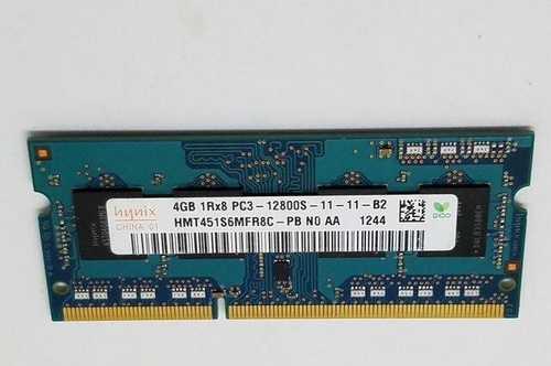 DDR3 4Gb pc-12800 Hynix для ноутбука
