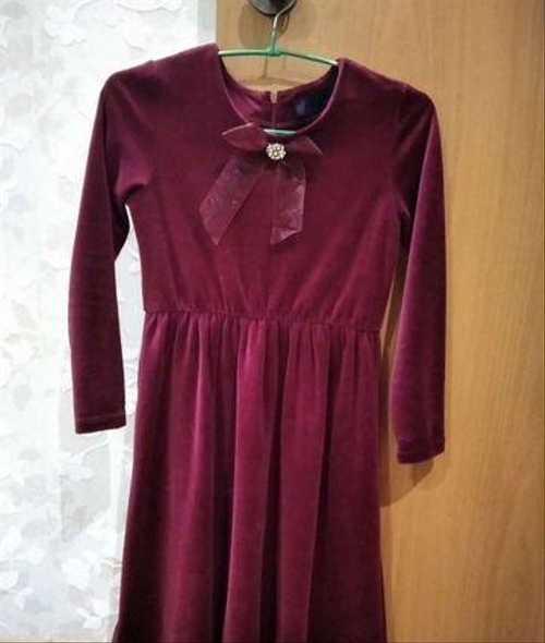 Платье бархат на 9-11 лет