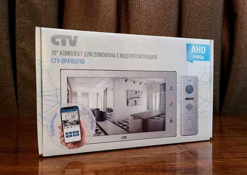 CTV-DP4102FHD видеодомофон цветной с WIFi (белый)