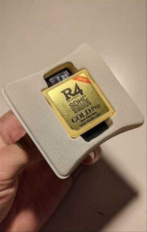 R4 Gold для Nintendo DS/3DS 2018-го года