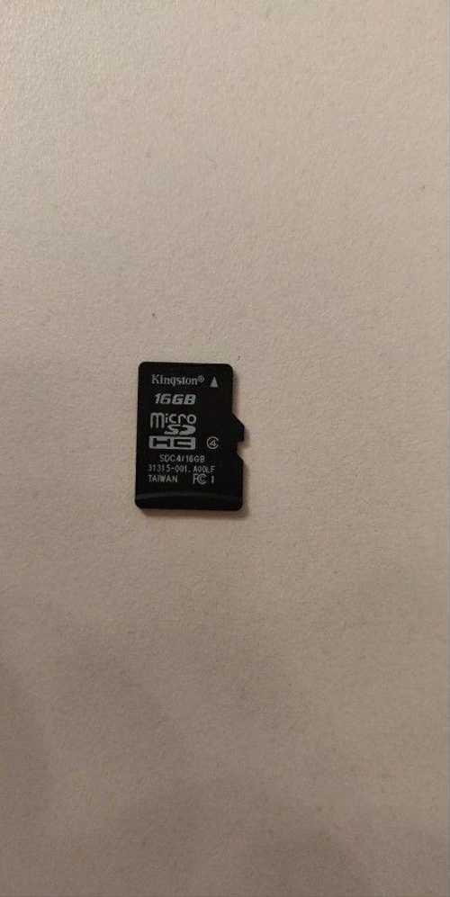 Карта памяти MicroSD Kingston 16GB