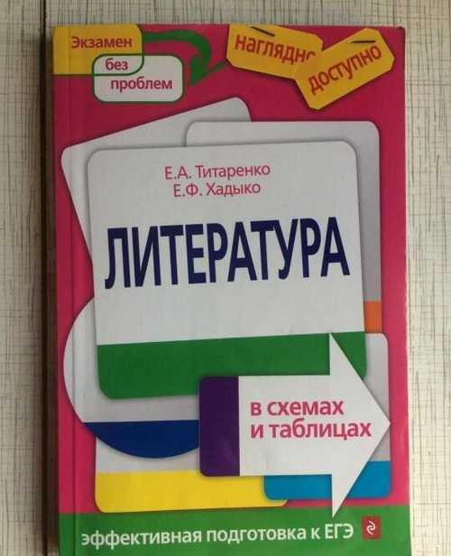 Титаренко хадыко литература в схемах и таблицах