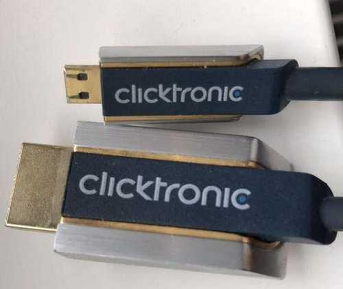 Кабель Clicktronic hdmi - hdmi micro 1 m