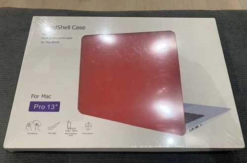 Чехол защитный macbook pro 13,3 hardshell case нов