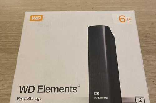 Внешний жесткий диск WD Elements 6tb