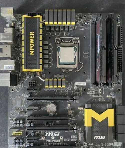 Intel core i7 4790k MSI mpower z97 16gb ddr3 2400