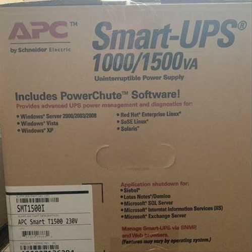Новый ибп APC smart SMT1500I