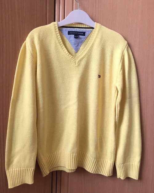 Пуловер tommy hilfiger желтый
