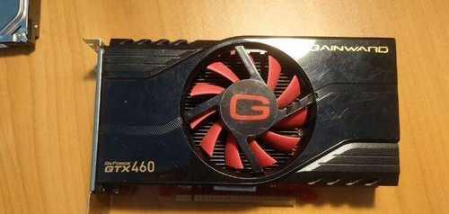 Видеокарта Gainward GeForce GTX 460 (на запчасти)