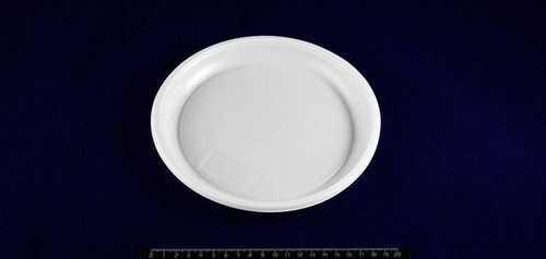 Тарелка десертная одноразовая пластиковая белая ди