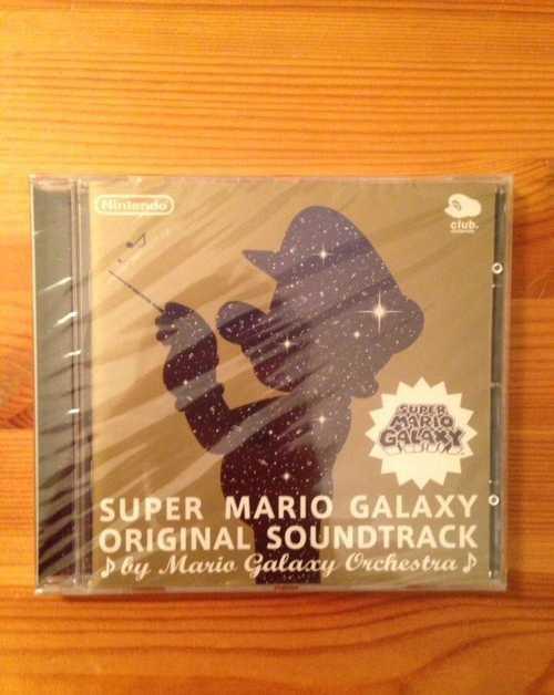 CD Super Mario Galaxy original soundtrack