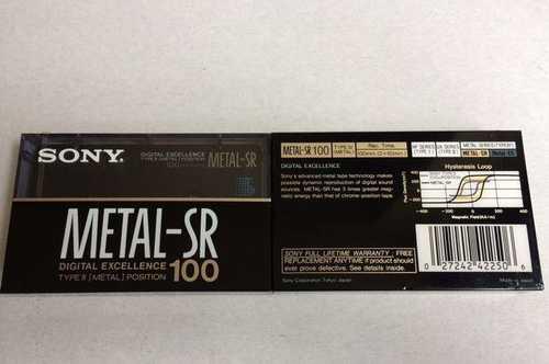 Sony Metal SR 100 (type IV) за 2 шт. кассеты New