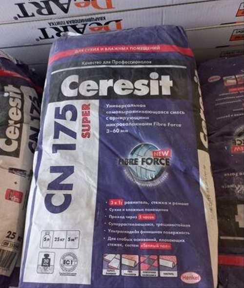 Смесь для пола Ceresit CN 175 Super, 25 кг